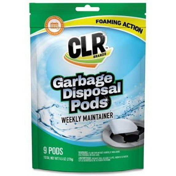 CLR BRANDS GARBAGE DISPOSAL CLEANING PODS, 9 Count - Walmart.com