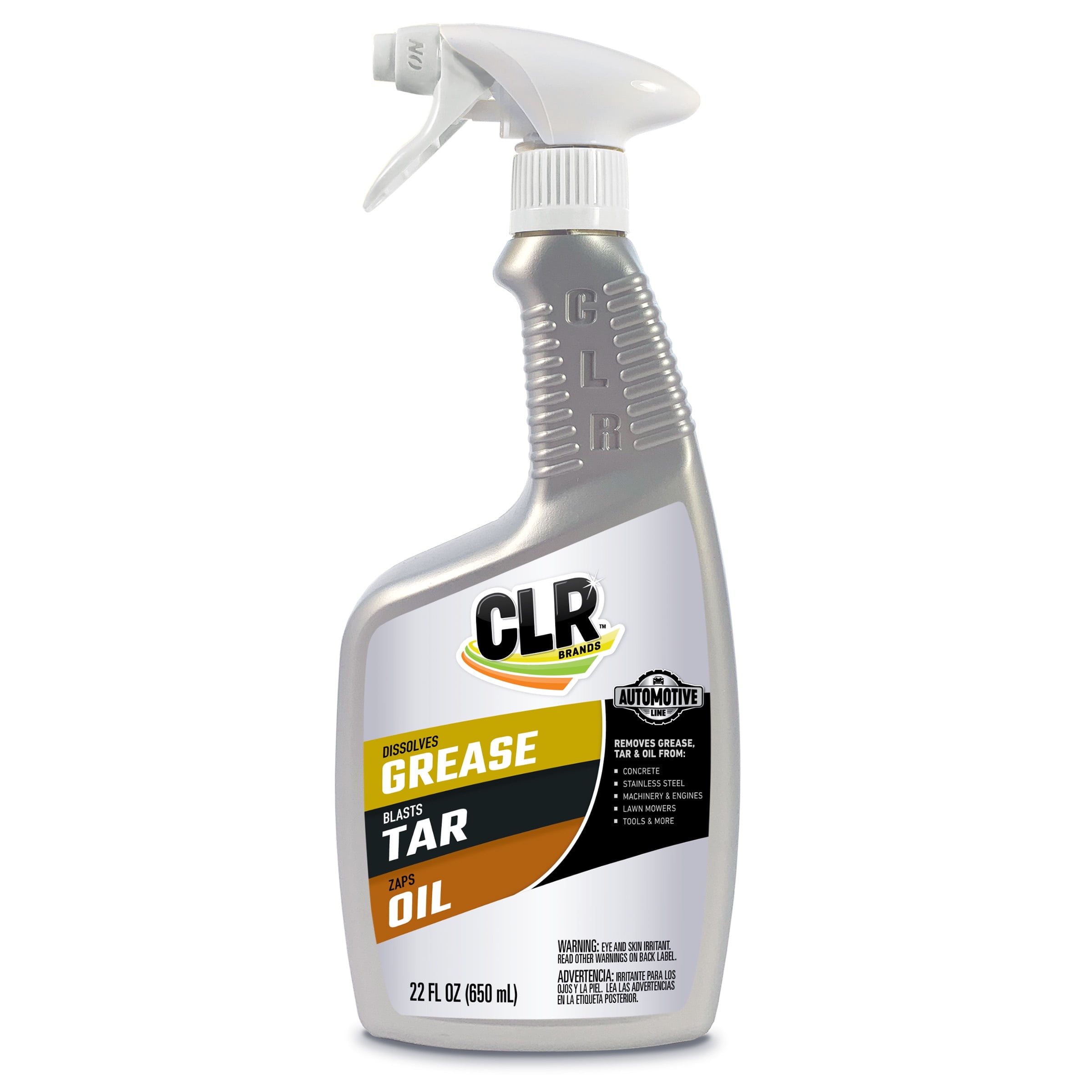 CLR Brands® Automotive Grease Tar & Oil Remover 22oz Spray - Walmart.com