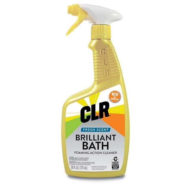 CLR Brilliant Bath Foaming Multi-Surface Cleaner, Fresh Scent, EPA ...