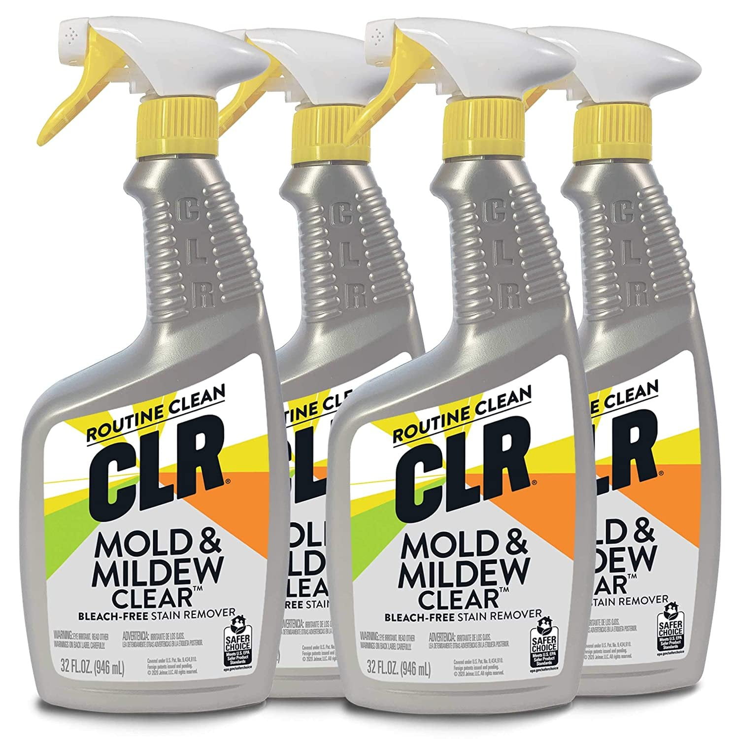 CLR Mold & Mildew Clear, Bleach-Free Stain Remover Spray Works on ...