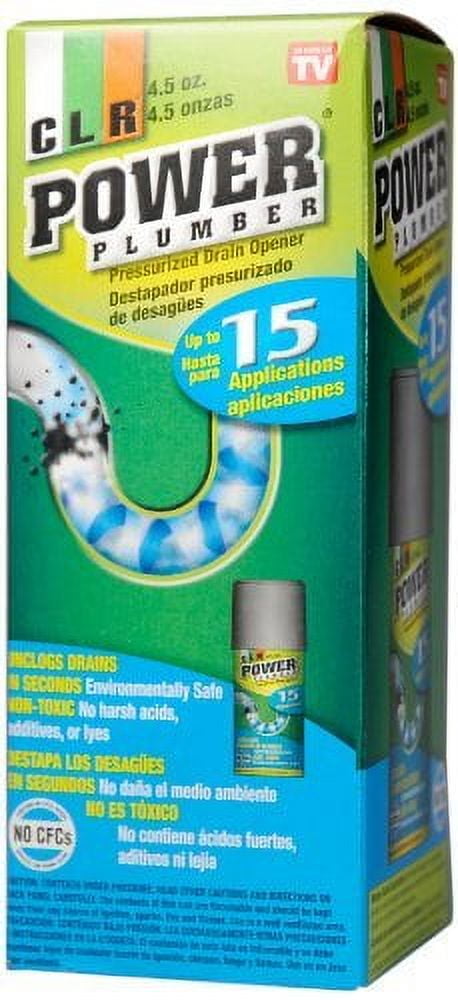 CLR PP4-5 4.5 Oz Power Plumber Pressurized Drain Opener Spray Can - Walmart.com