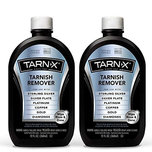 Tarn-X Metal and Jewelry Tarnish Remover - 12 Fl Oz (Pack of 2 ...