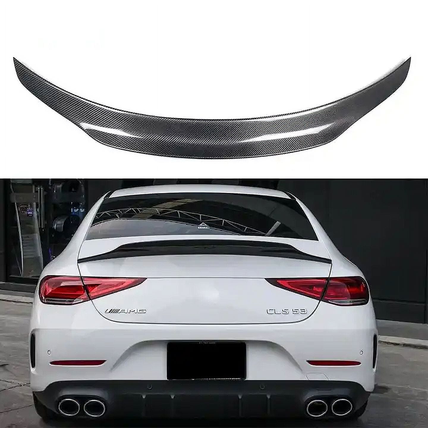 CLS53 AMG Carbon Fiber Trunk Spoiler W257 - Walmart.com