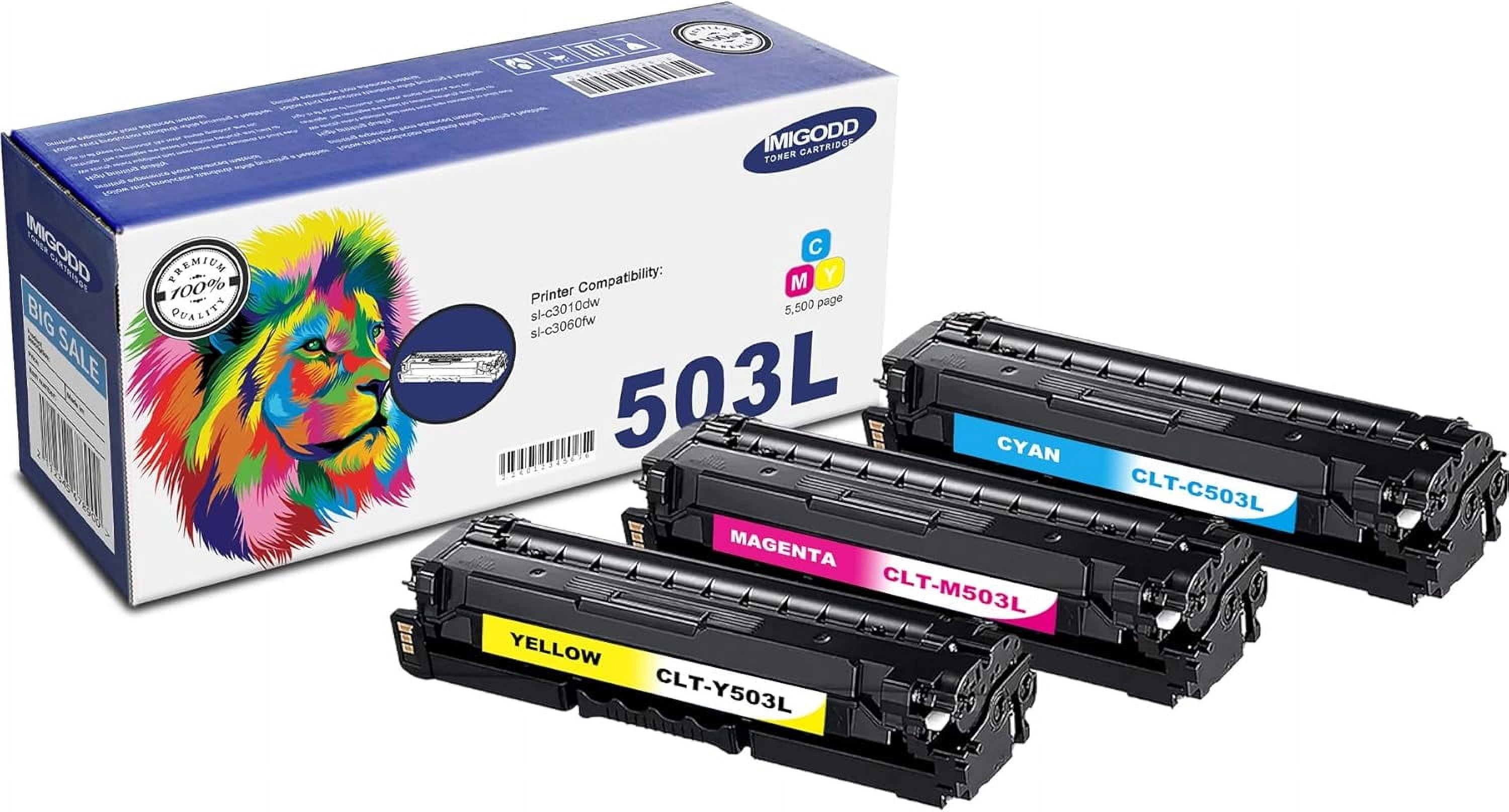 CLT-C503L M503L Y503L C/M/Y Toner Cartridge (with Chip) Replacement ...
