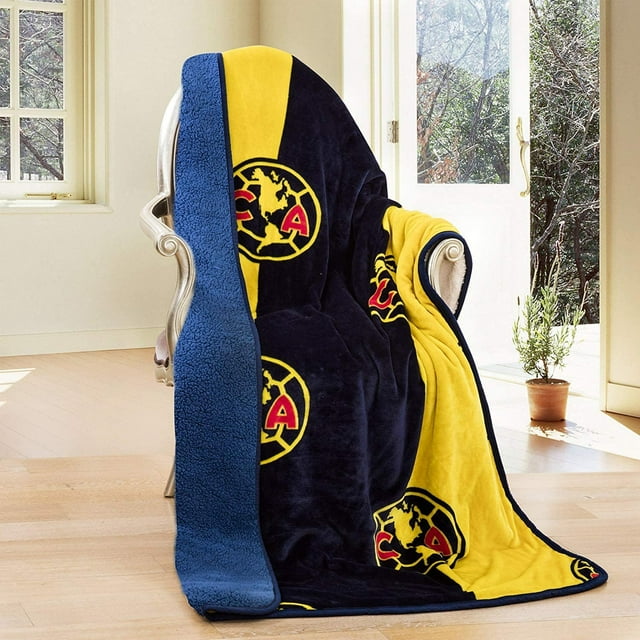 CLUB DE FUTBOL AMERICA, s.a de. c.v silk touch lined throw blanket ...