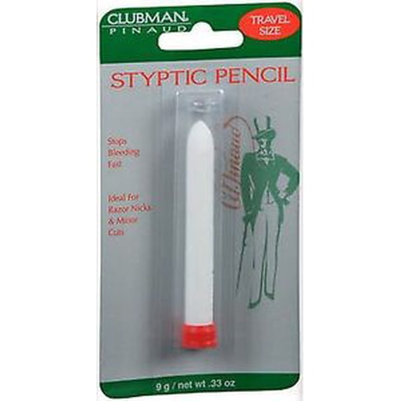 CLUBMAN Styptic Pencil STOPS BLEEDING FAST Non Stinging ( 1 stick ...