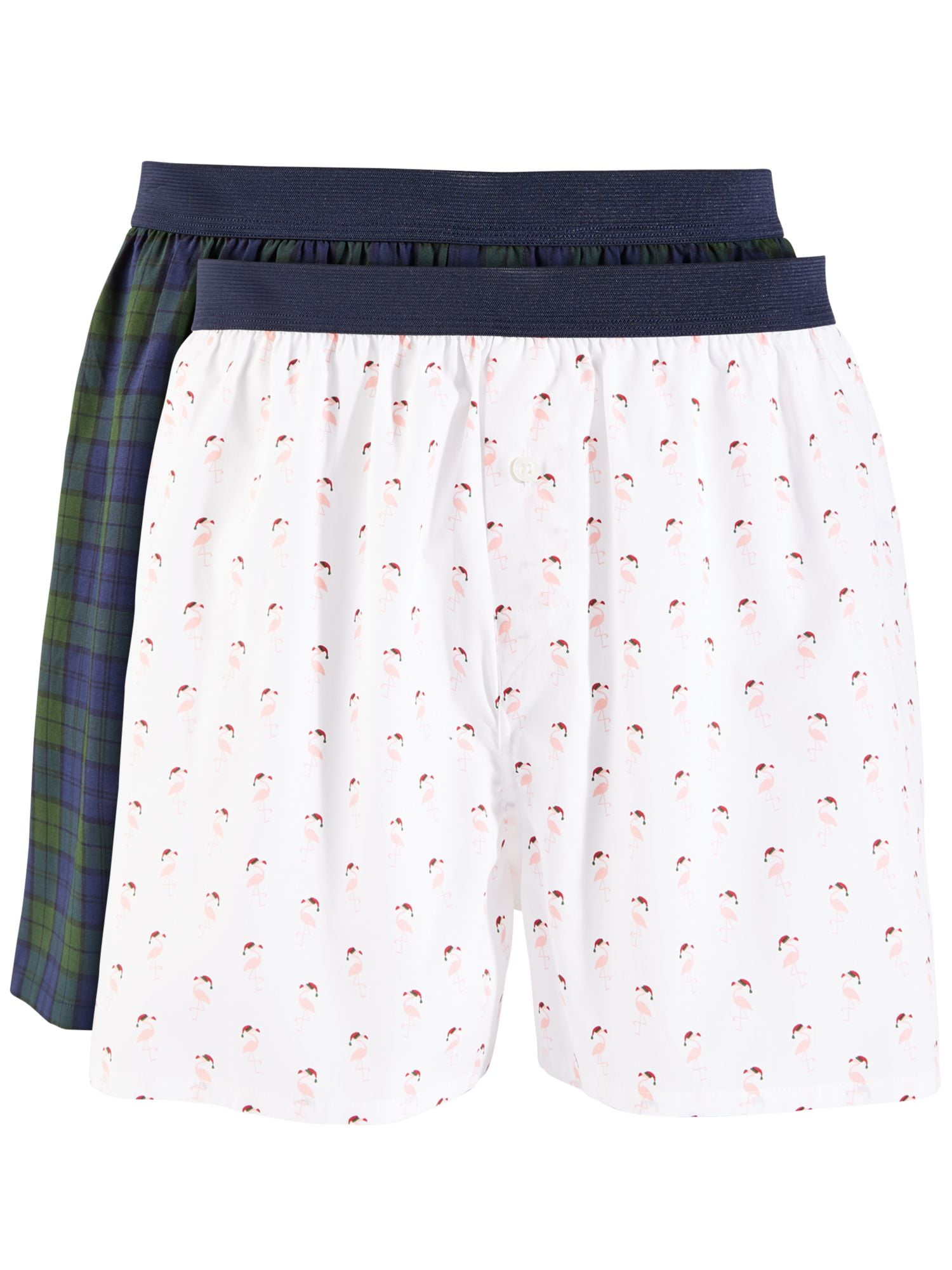 CLUBROOM Intimates 2 Pack White Boxers Underwear S - Walmart.com