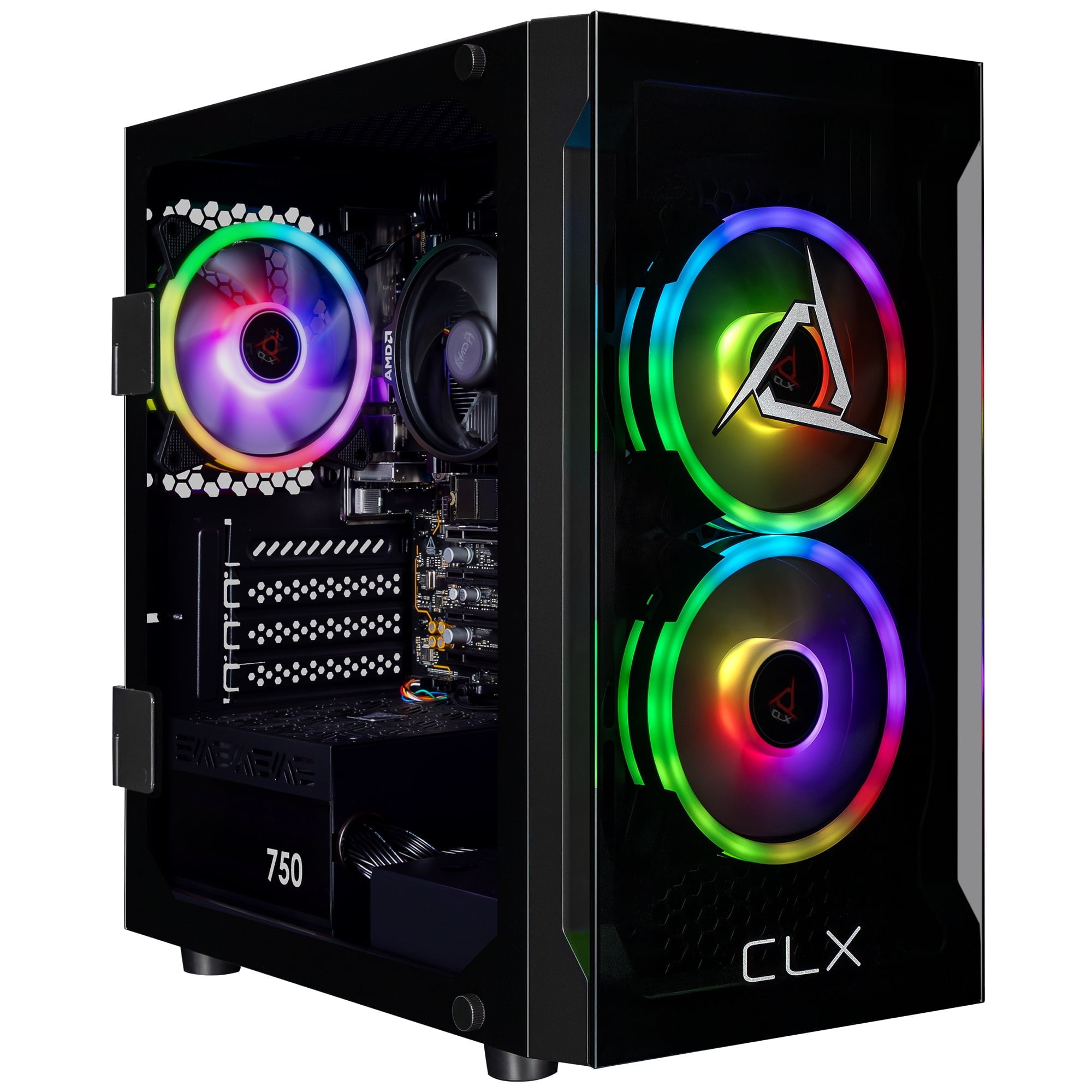 CLX SET Gaming PC AMD Ryzen 7 8700G, 16GB DDR5, Radeon 780M, 1TB SSD ...