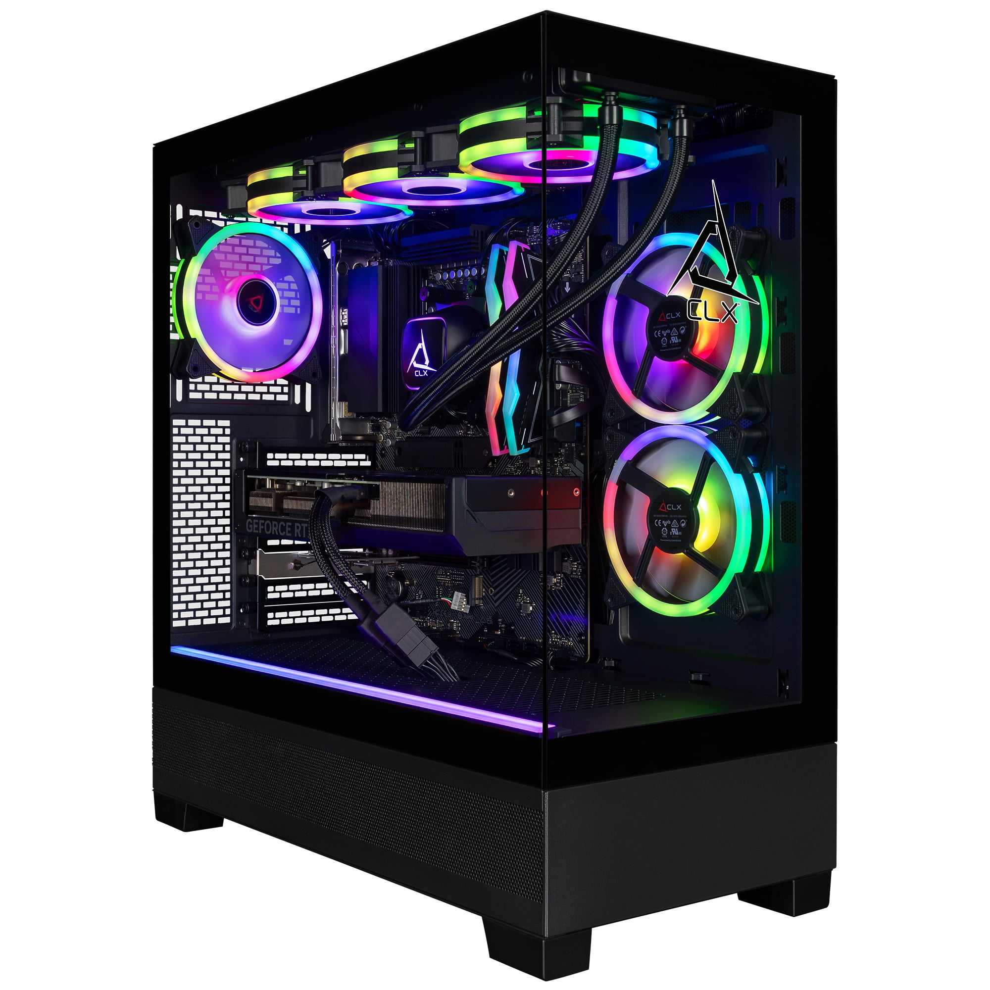 CLX SET Gaming PC AMD Ryzen 7 9700X, 32GB DDR5, GeForce RTX 4070 SUPER ...