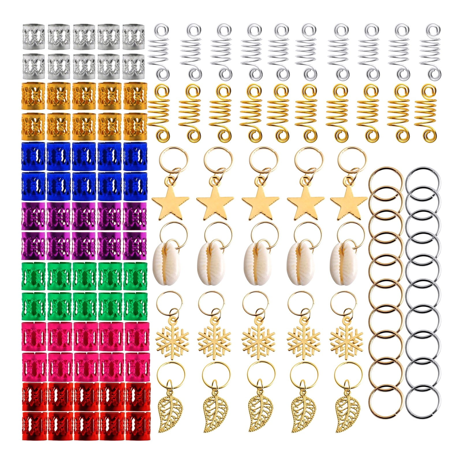 CLZOUD Hair Products 130PCS Pearl Braid Hair, Aluminum Hair Dreadlocks ... CLZOUD Hair Products 130PCS Pearl Braid Hair, Aluminum Hair Dreadlocks ...