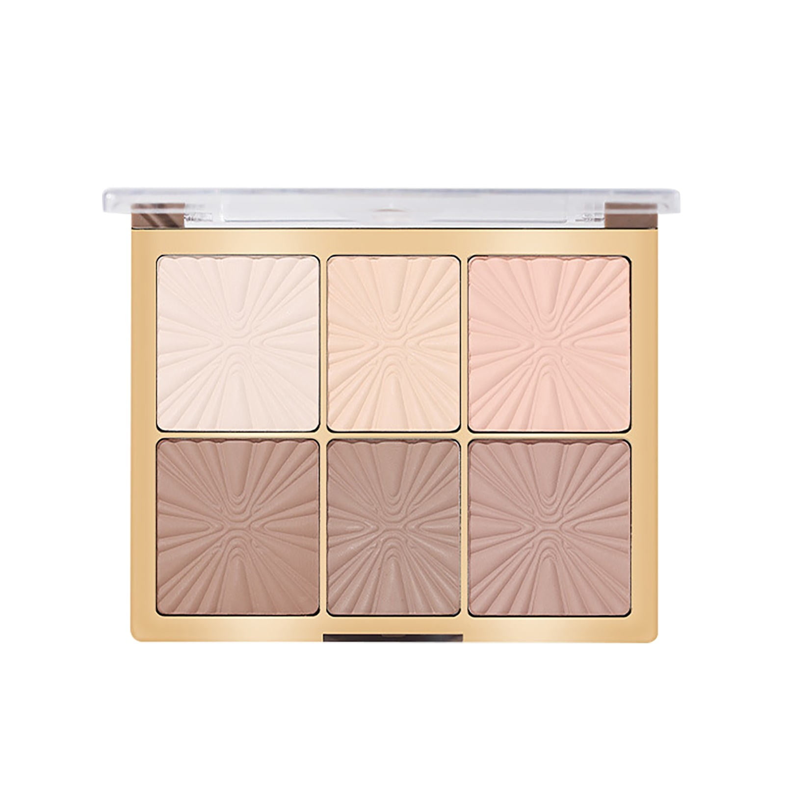 CLZOUD Makeup Highlighters for Face Nose Shadow 6 Color Facelift Plate ...