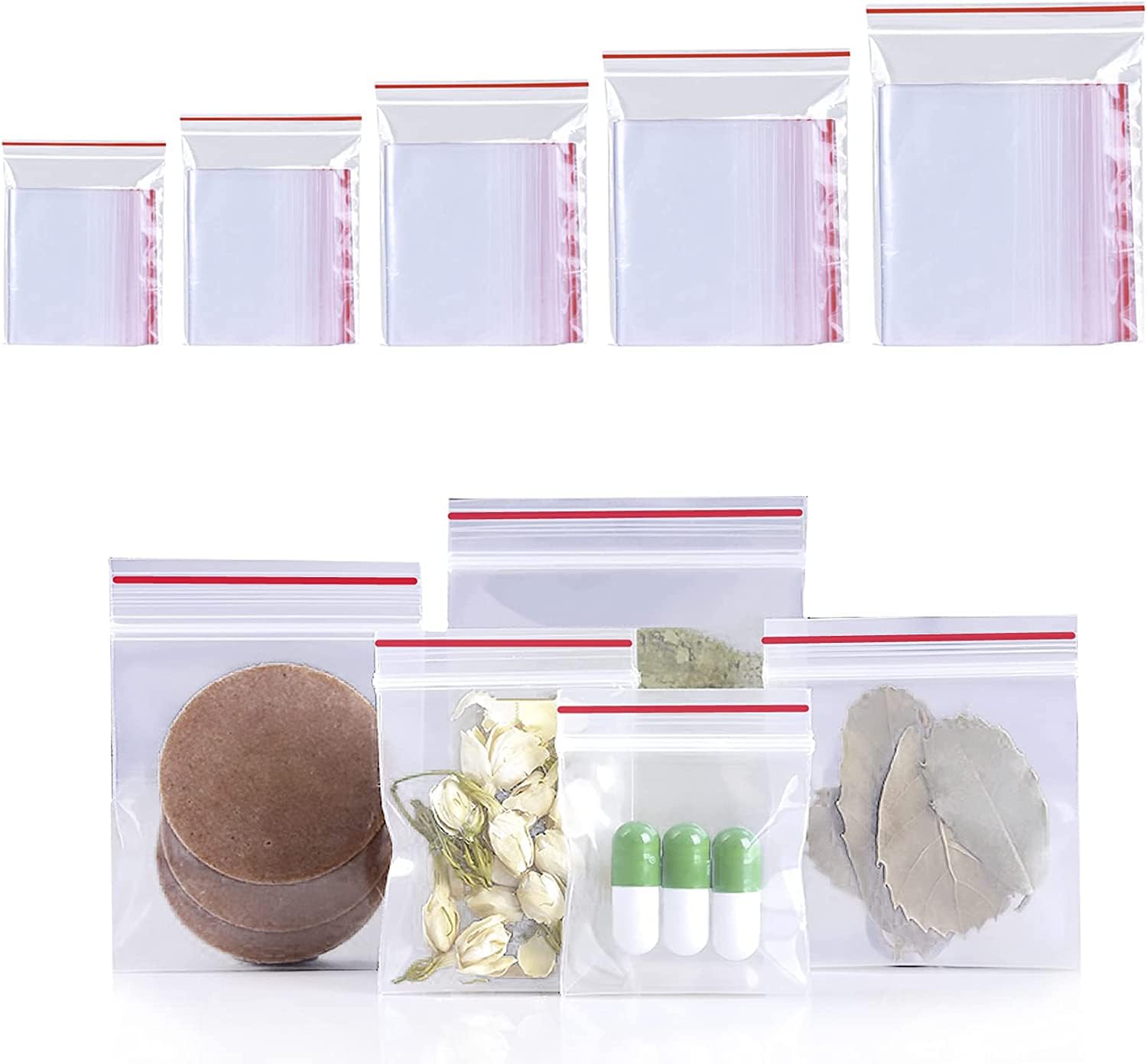 CLassiC Eco Friendly Bags 25 x 35 Small Ziplock Plastic Bags 200pcs ...