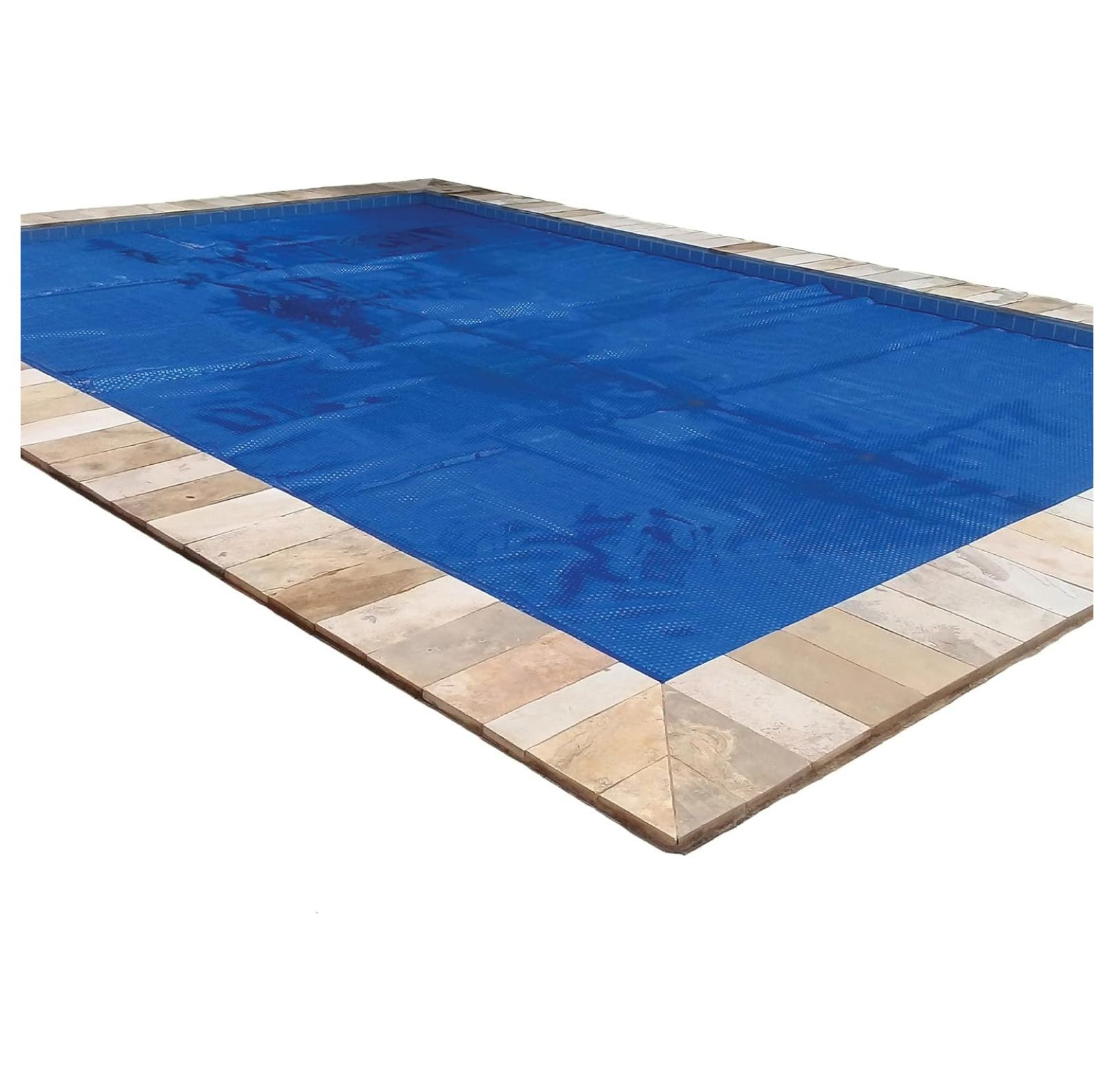 CLkPde 16' x 32' Premium Blue Rectangle Solar Pool Cover 12 Mil for ...