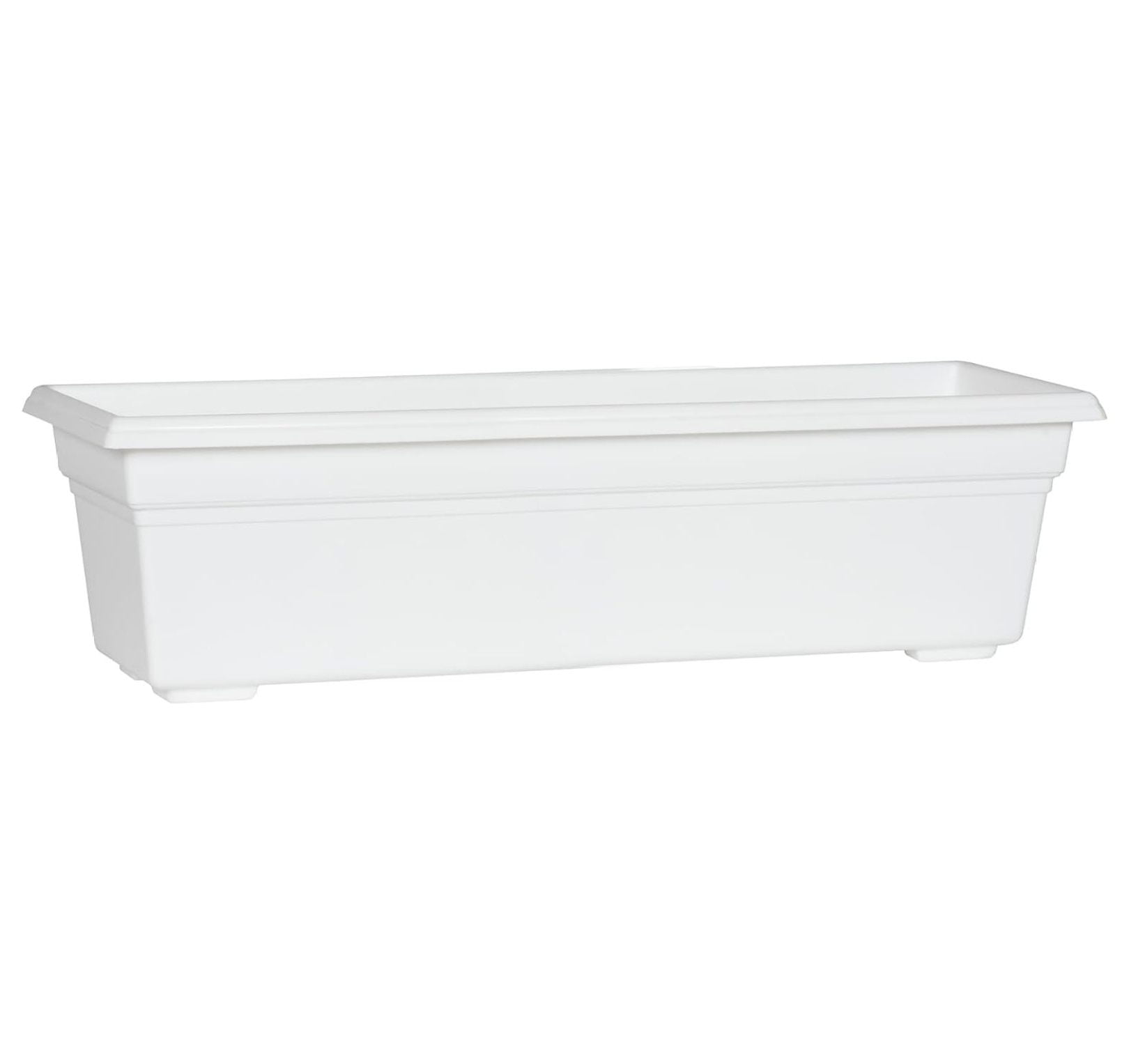 CLkPde 16242 Countryside Planter, 24-Inch, White - Walmart.com