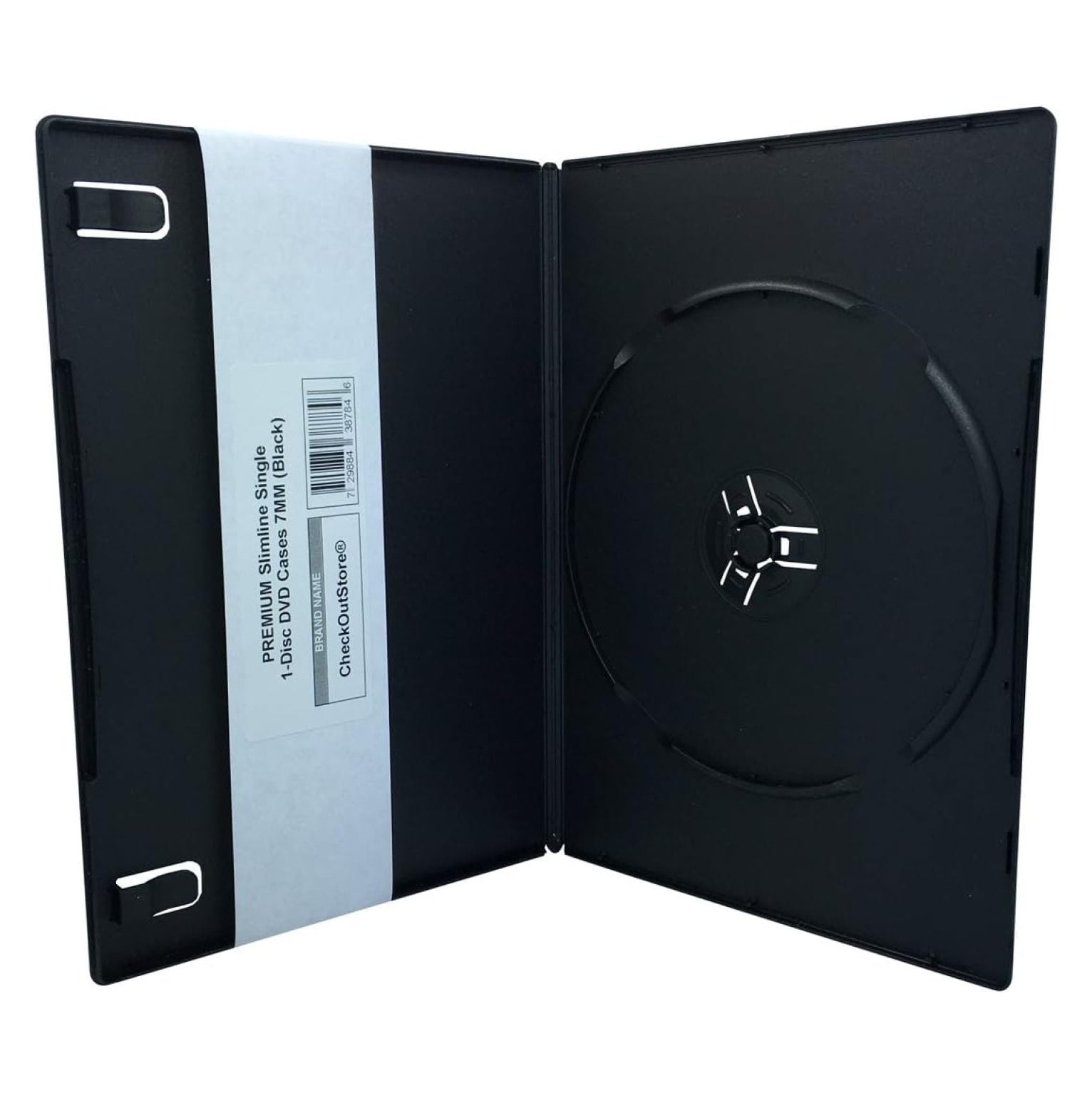 CLkPde (200) Premium Slimline Single 1-Disc Cases 7mm (Black) - Walmart.com