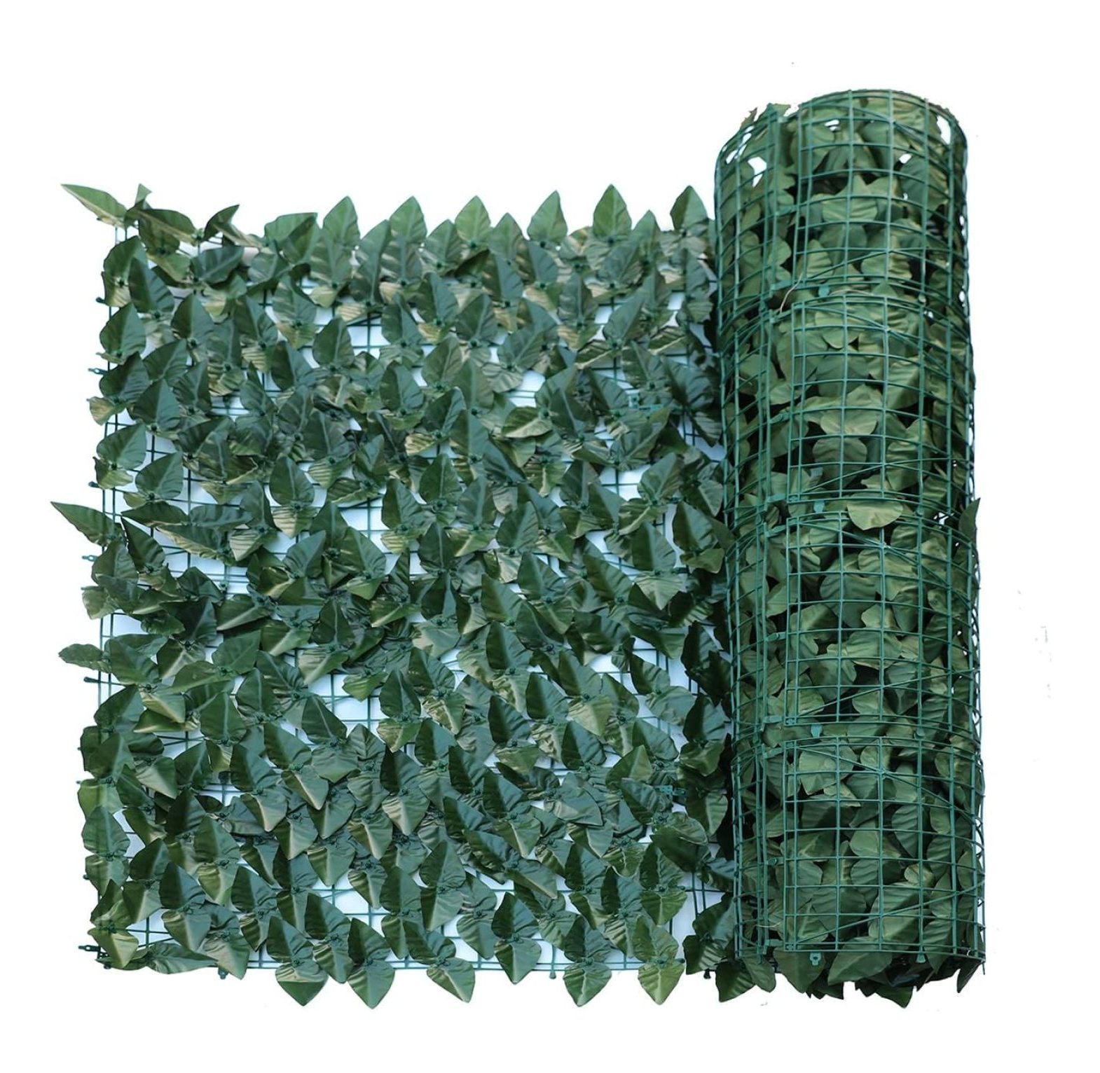 CLkPde Paradise 39"x280" Faux Deep Green Laurel Privacy Fence Screen ...
