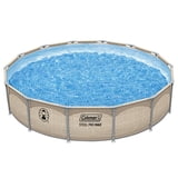 Coleman Steel Pro Max 14' x 33" Round Metal Frame Above Ground Pool Set ...