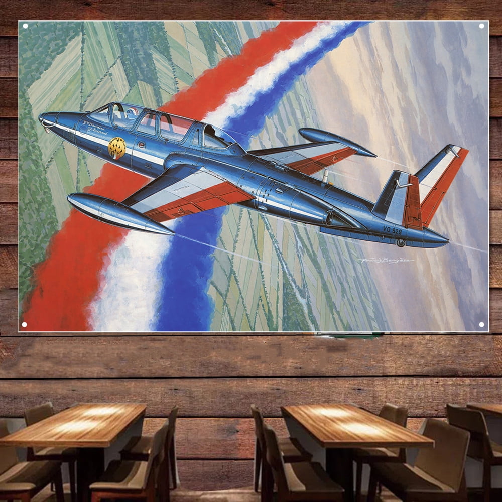 CM.170 Magister Fighter Jet Poster Wall Charts - 38" x 57" Aviation ...
