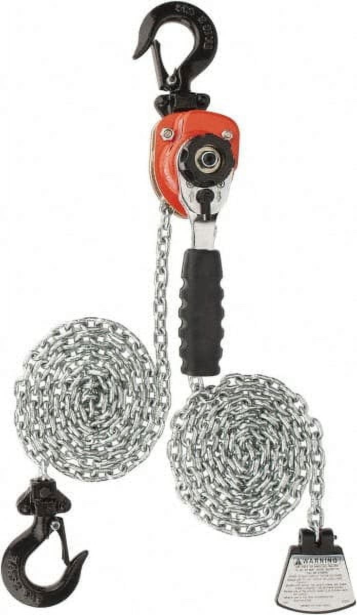 CM 550 Lb Lifting Capacity, 10' Lift Height, Mini-Ratchet Lever Hoist ...