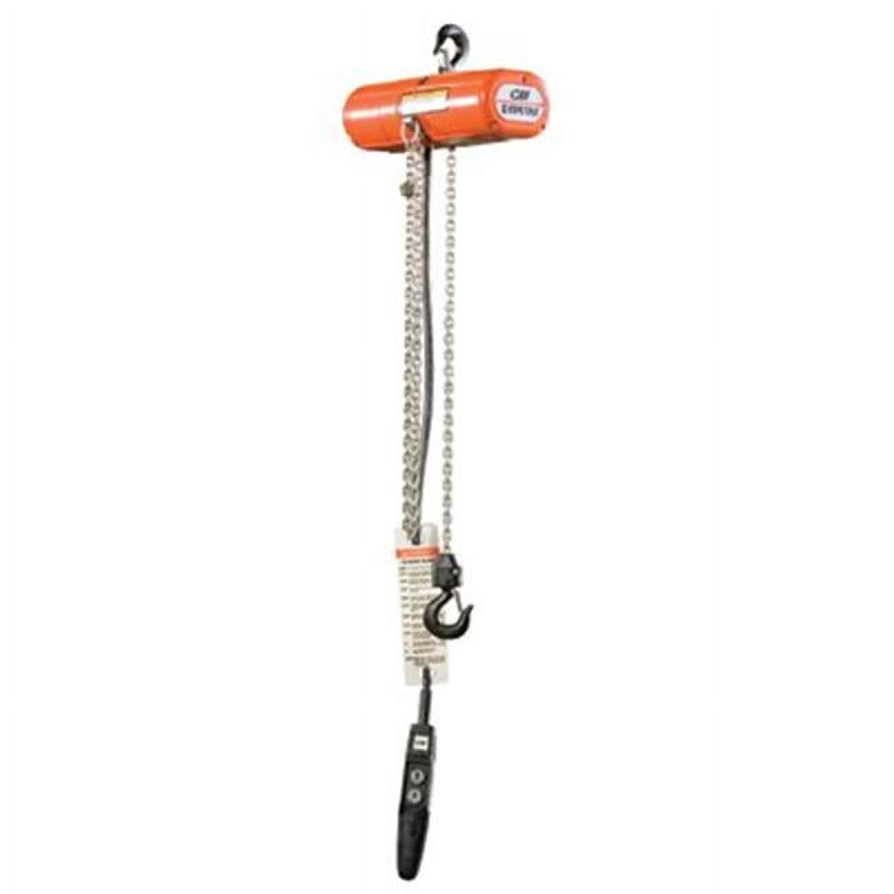 CM Columbus McKinnon 175-2000 Shopstar Elec Chain Hoist 300Lb 115V ...