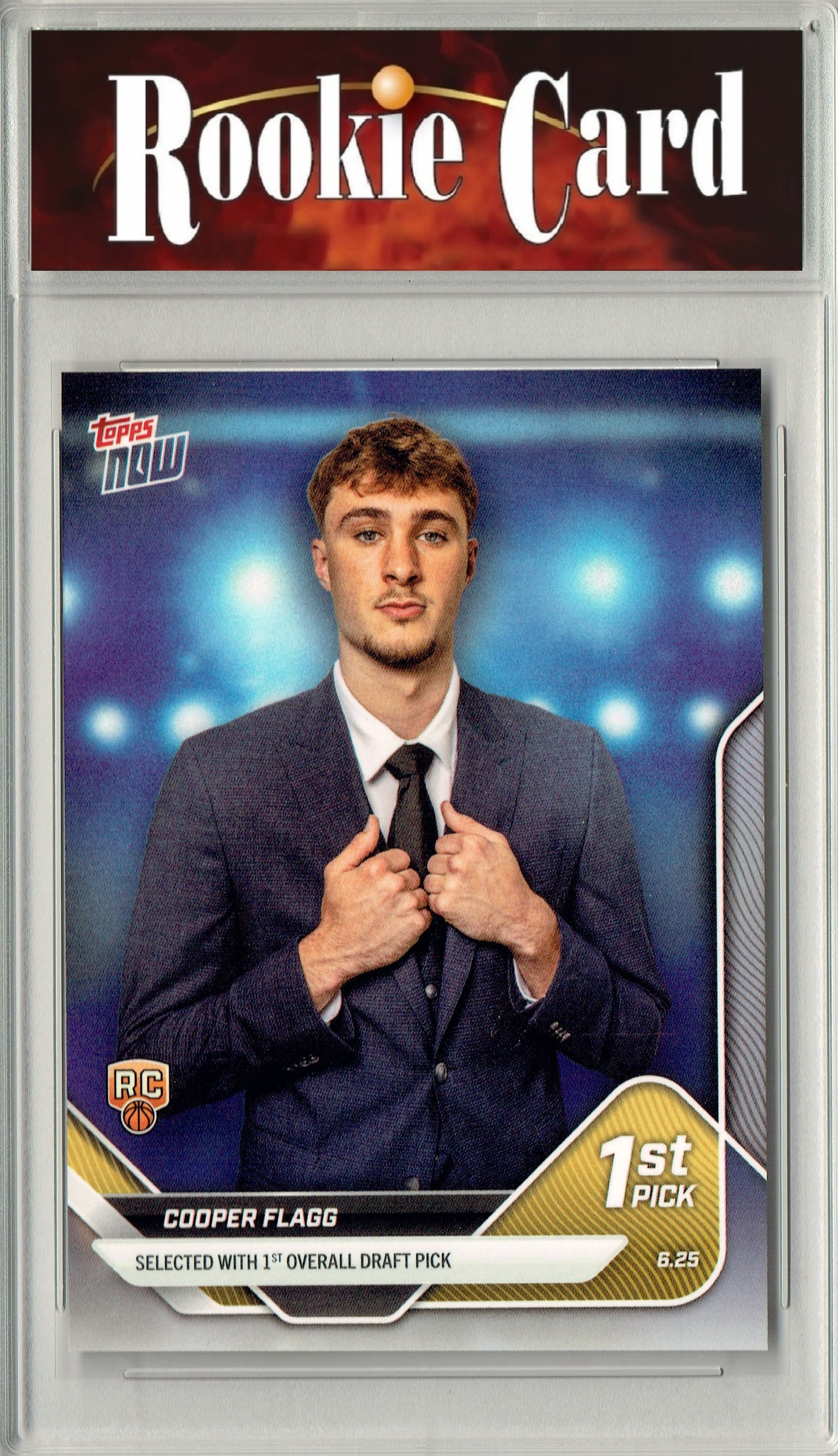 CM+ Cooper Flagg 2025 Topps Now #D1 #1 Overall Draft Pick Certified ...