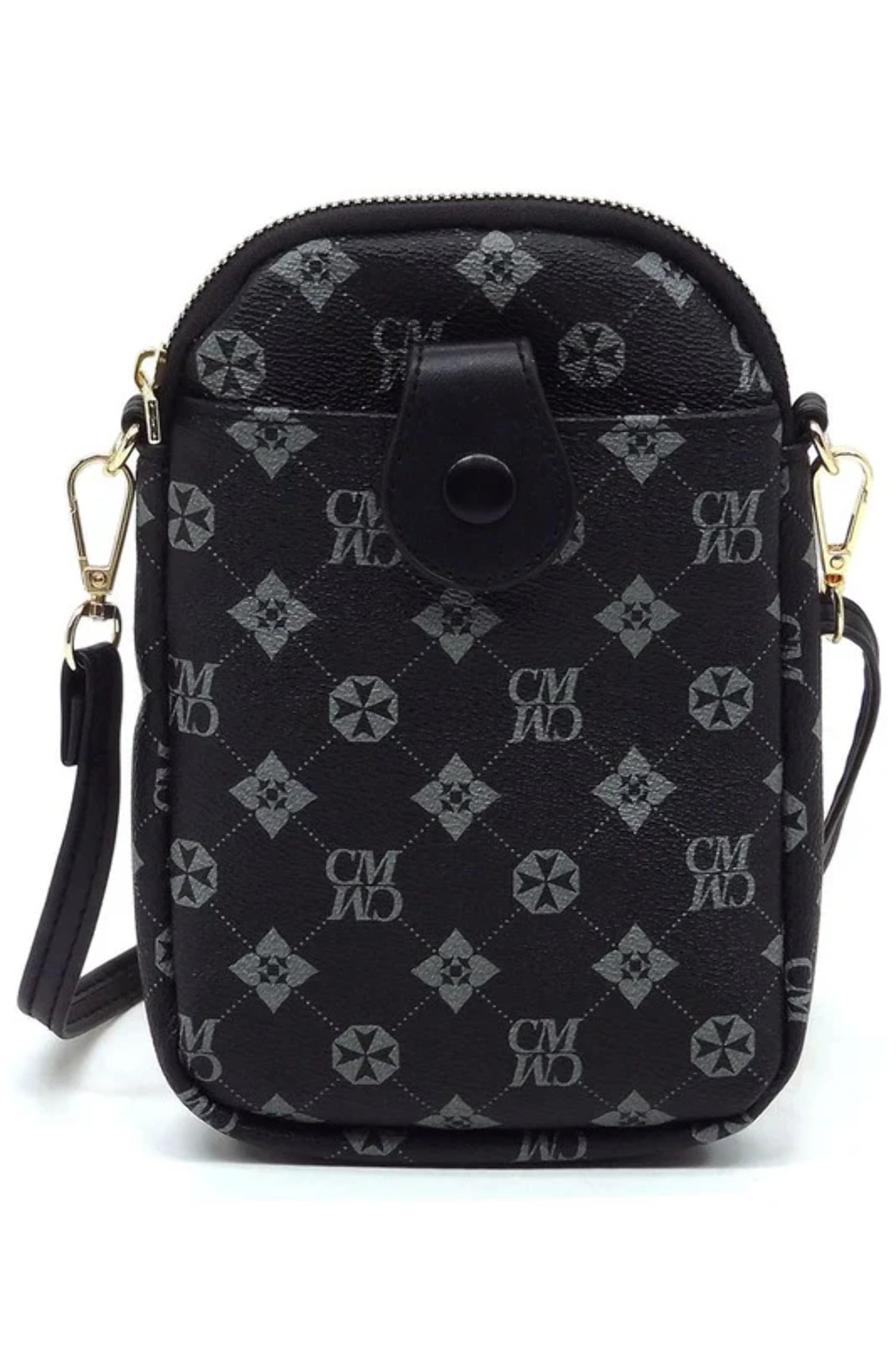 CM Monogram Mini Crossbody Bag Cell Phone Purse - Walmart.com