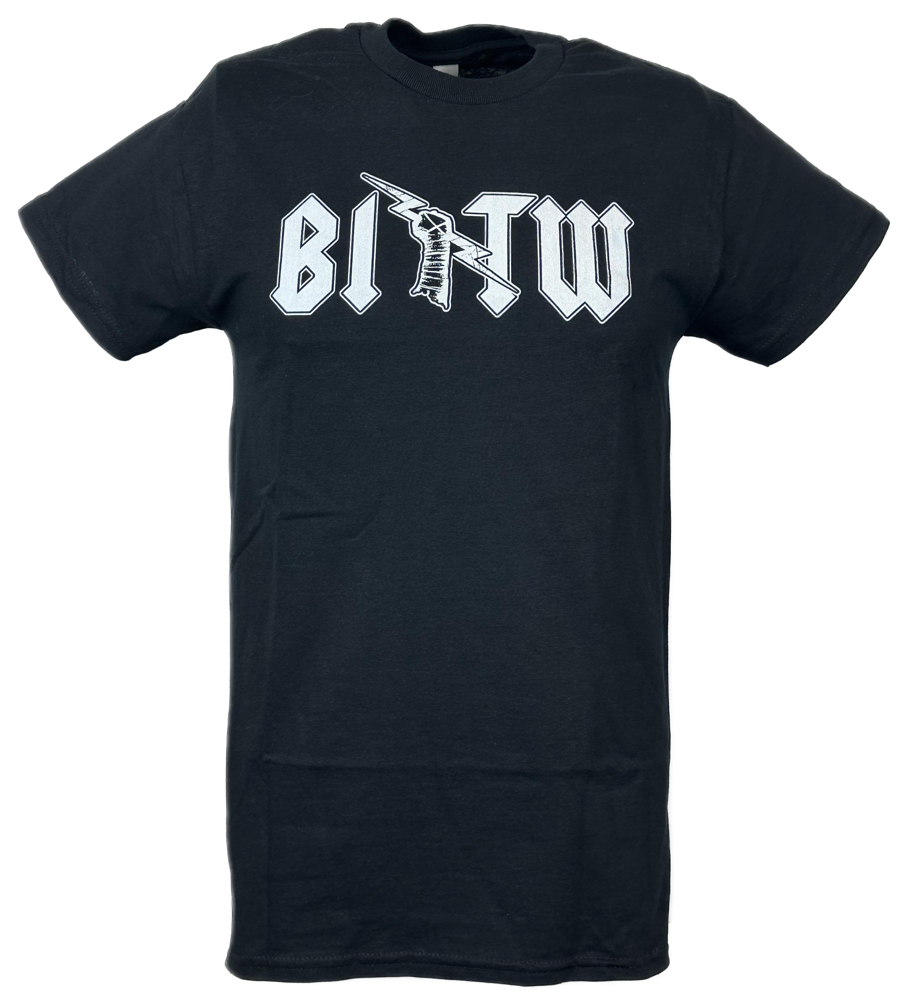 CM Punk Best In The World BITW Black and White Logo Black T-shirt - Walmart.com