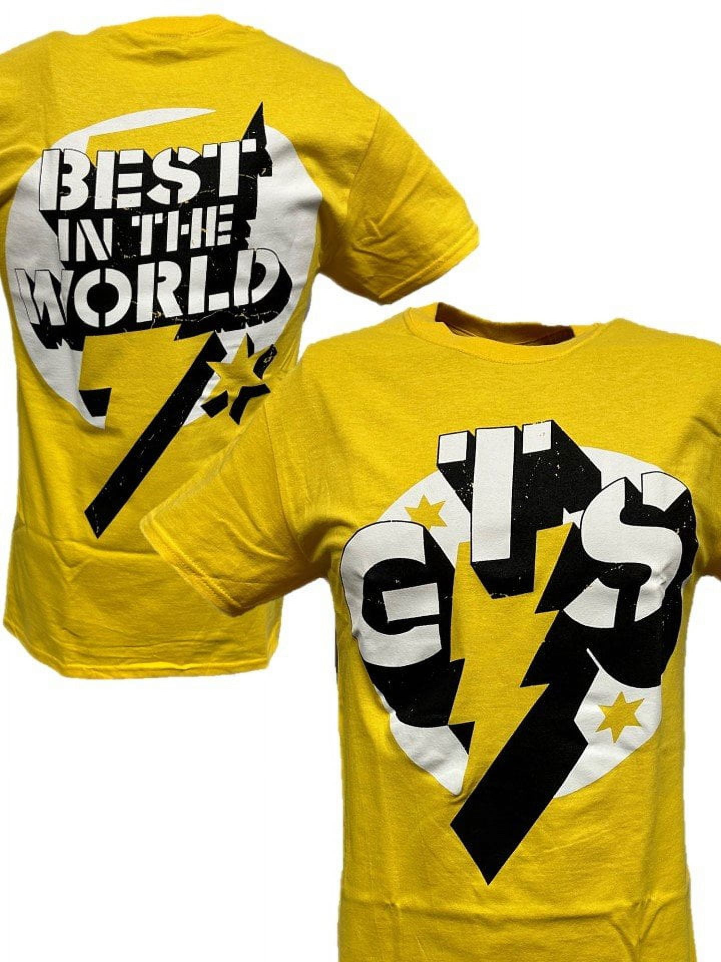CM Punk GTS Go To Sleep, Yellow Short Sleeve, 100% Cotton, Crew Neck ...