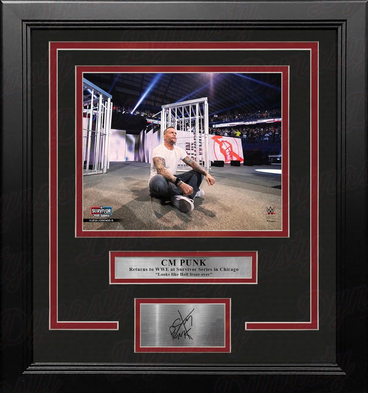 CM Punk Returns at Survivor Series 8" x 10" Framed Wrestling Photo with ...