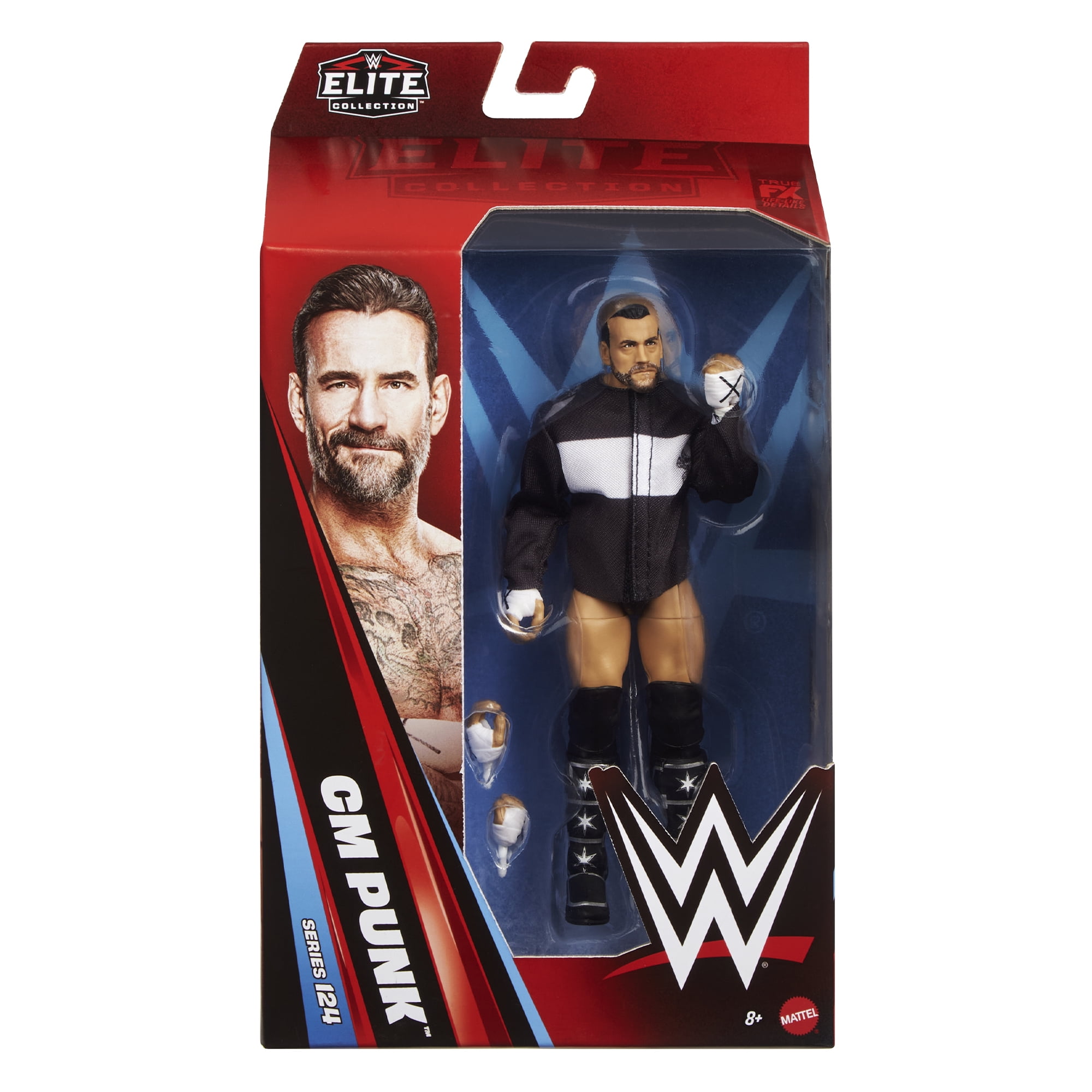 CM Punk - WWE Elite 124 Mattel WWE Toy Wrestling Action Figure ...