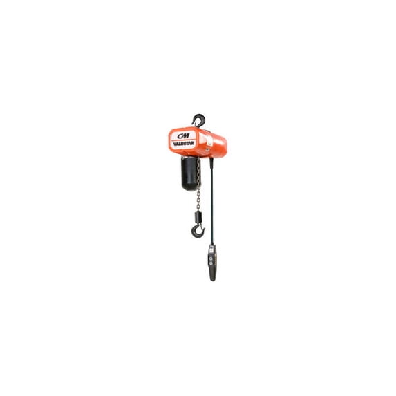 CM Valustar Electric Chain Hoist 1/2 Ton 20' Lift 16 FPM 115-1-60 with ...