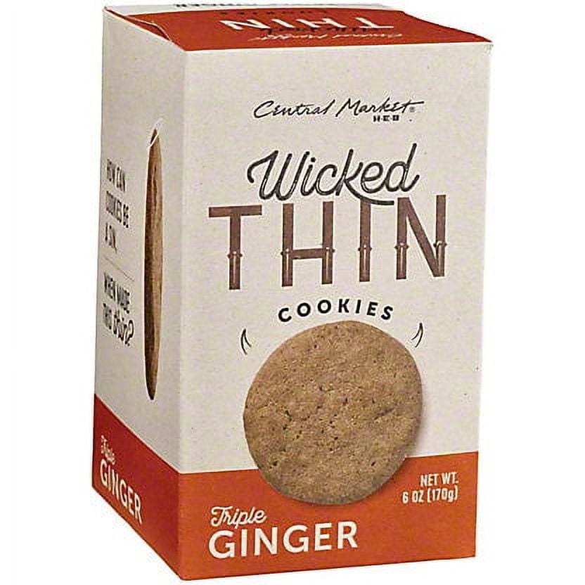 CM Wicked Thin Cookies - Triple Ginger, 6 oz - Walmart.com