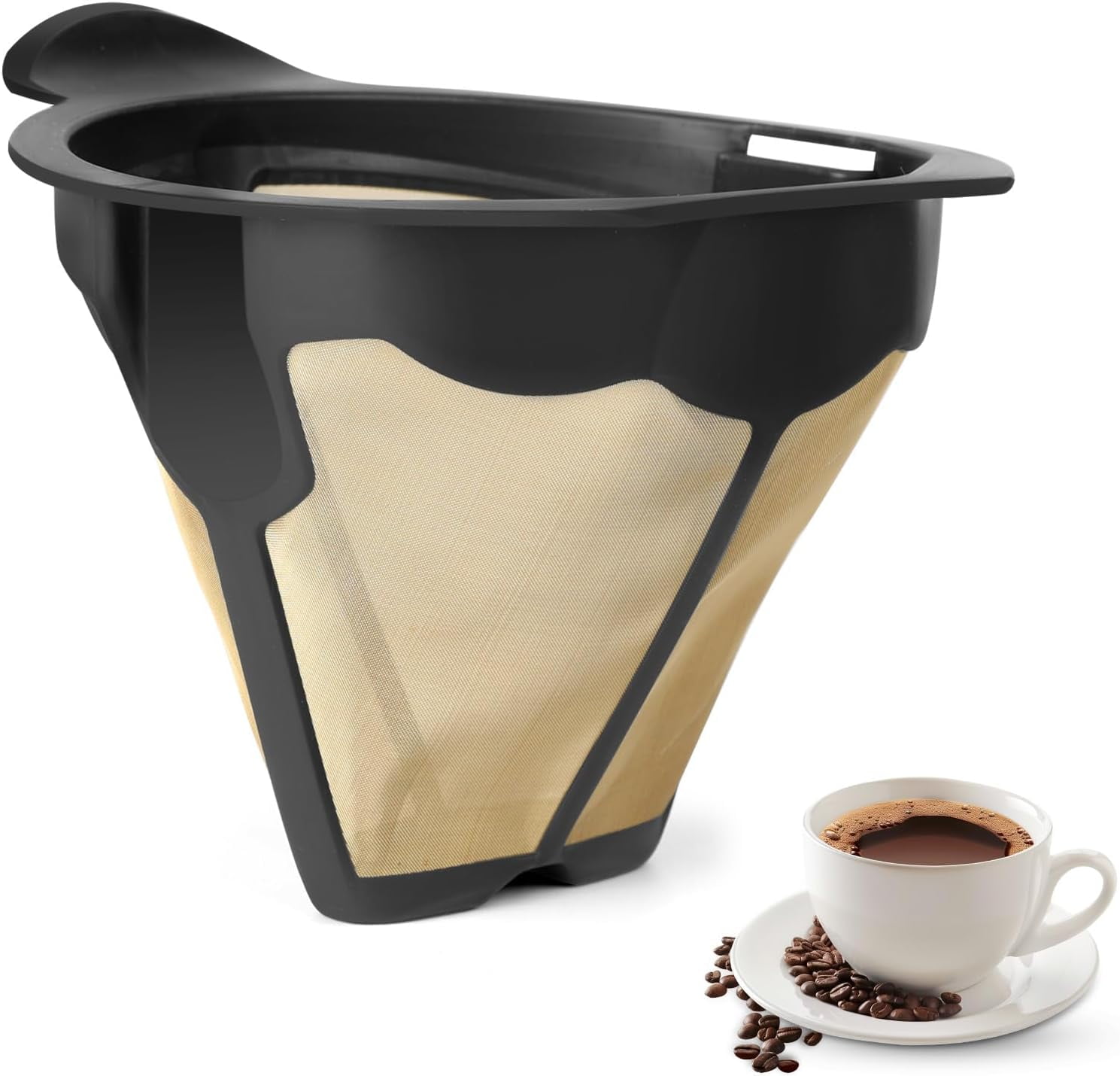 CM300 Coffee Filter Basket for Ninja, Permanent Coffee Pot Replacement ...