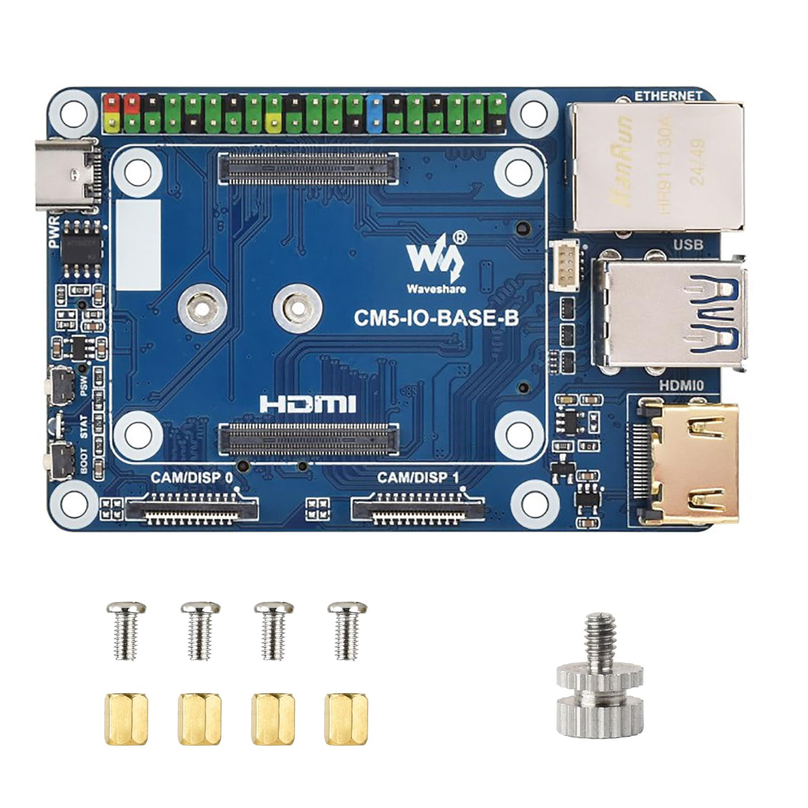 CM5 Base Board for KEF16 Raspberry Pi Compute Module 5, Mini Base Board B with EEPROM ...