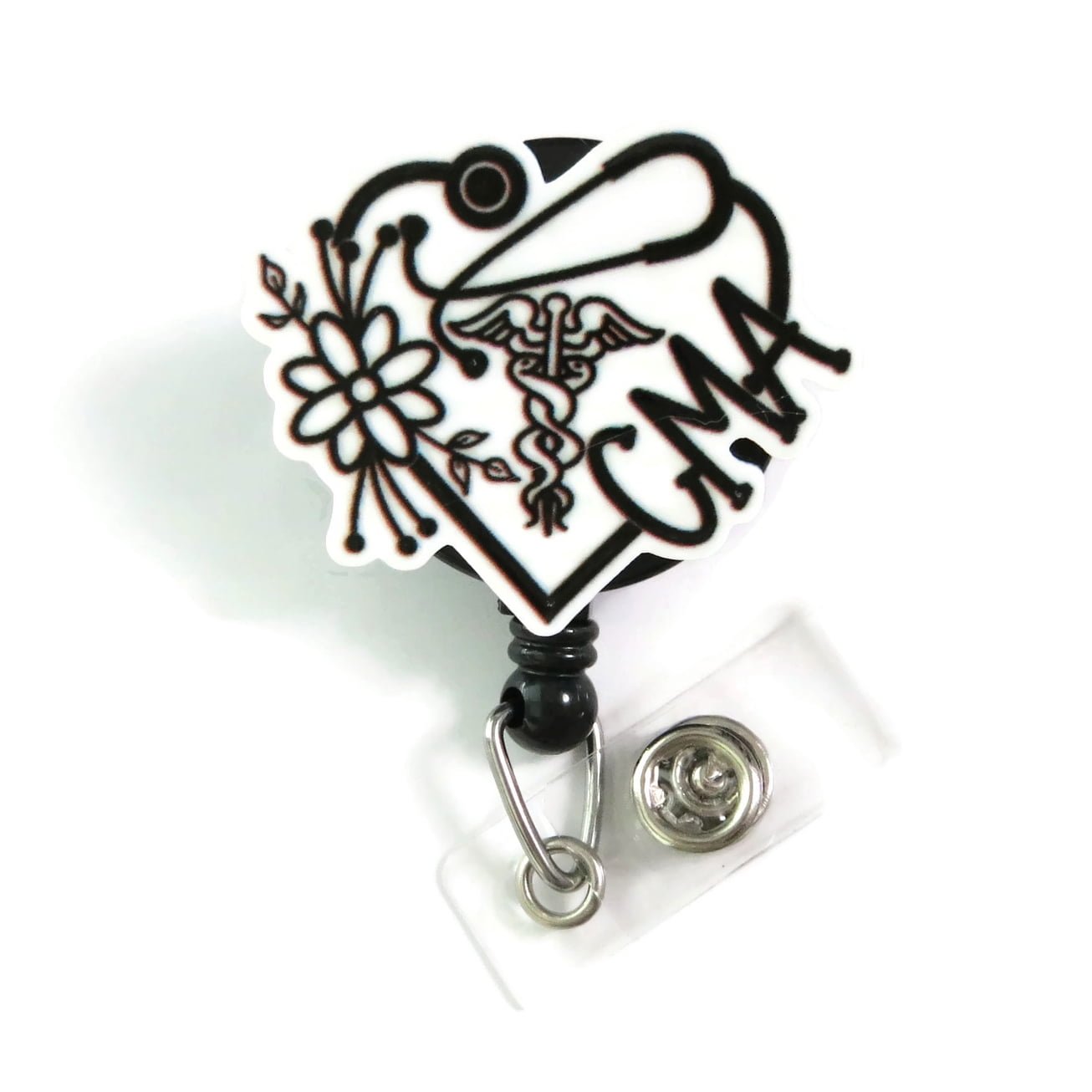 CMA Badge Reel – Certified Medical Assistant ID Holder, MA Gift for ...