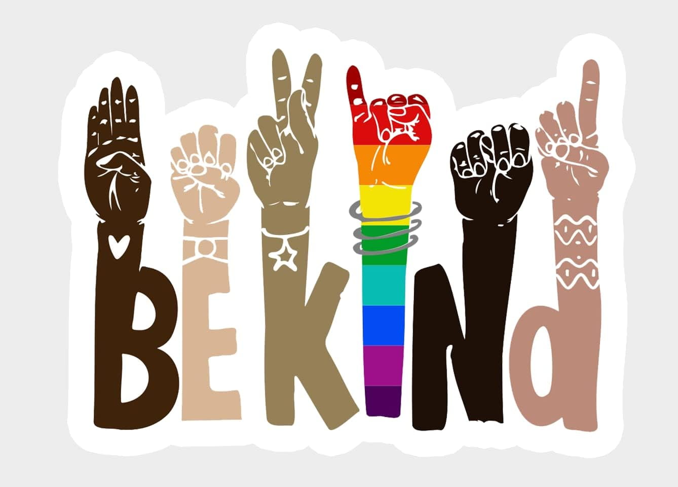 CMA - Be Kind - Premium Car Decals and Vinyl Stickers - High-Quality ...