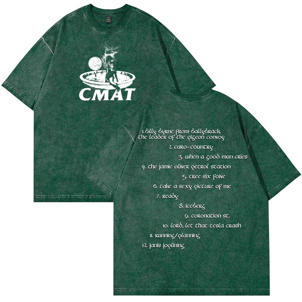 CMAT Euro-Country Album Merch T-Shirt Cotton Wash Tee Women Men Short ...