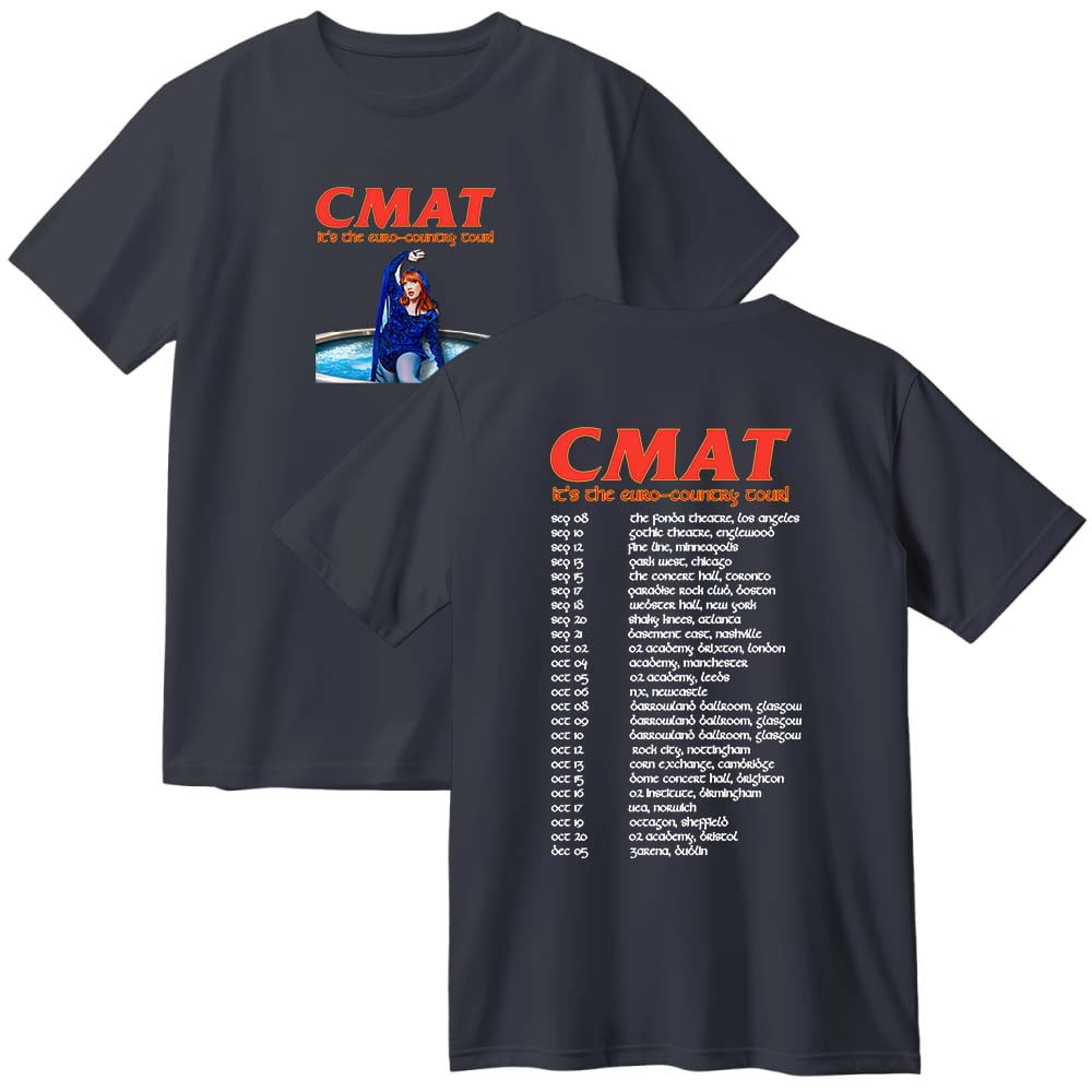 CMAT It's the Euro-Country Tour 2025 Merch Cotton T-Shirt Women Men ...