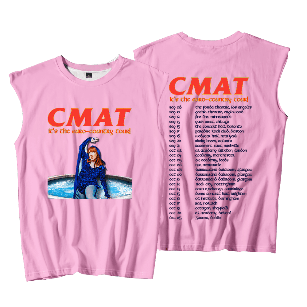 CMAT It's the Euro-Country Tour 2025 sleeveless vest Man/Woman Tank ...