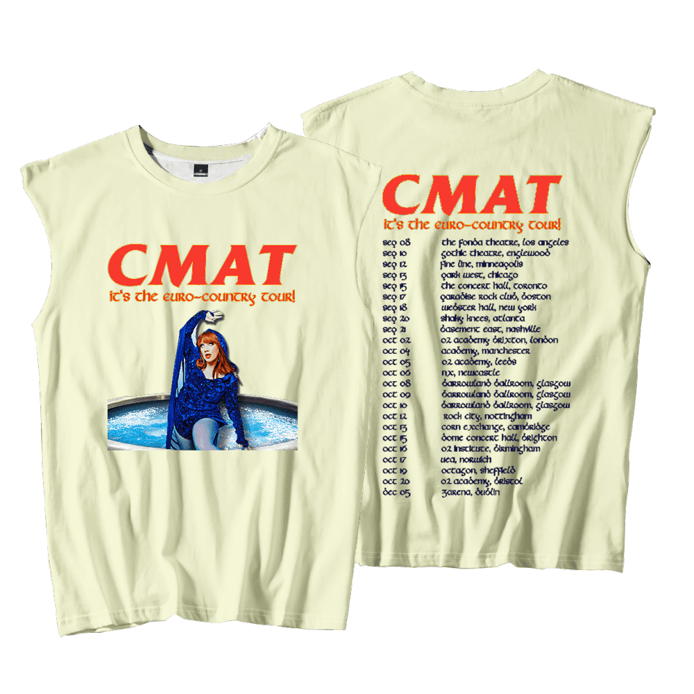 CMAT It's the Euro-Country Tour 2025 sleeveless vest Man/Woman Tank ...