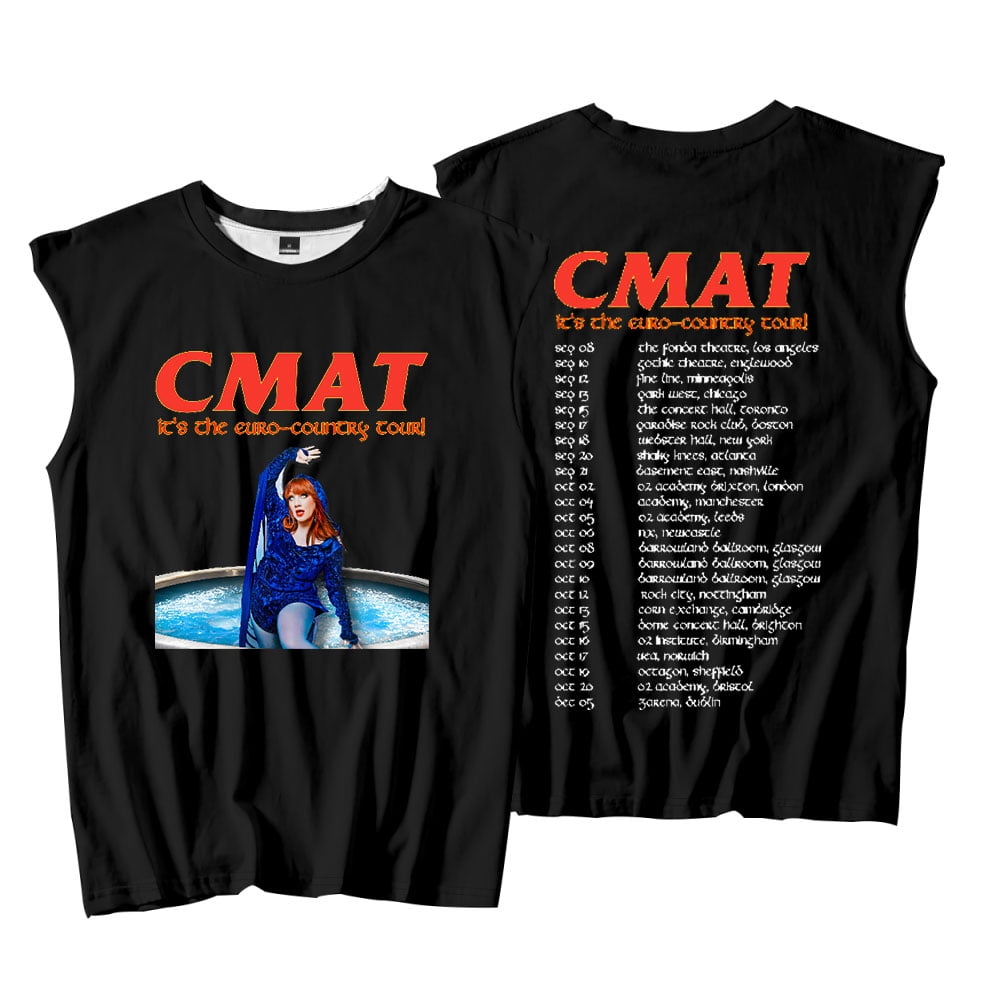 CMAT It's the Euro-Country Tour 2025 sleeveless vest Man/Woman Tank ...