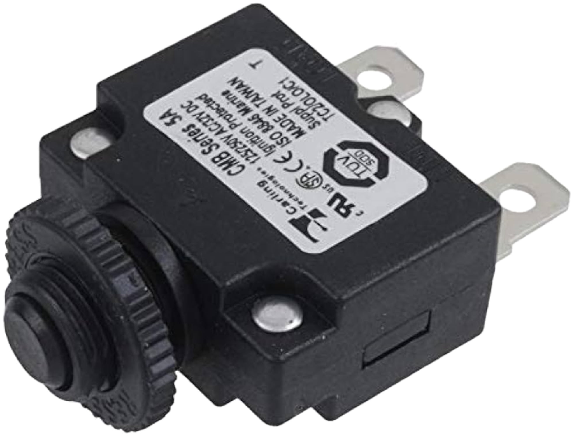CMB-053-11CNN-B-A Circuit Breaker Thermal 5A 250 V AC 32 V DC Push to ...