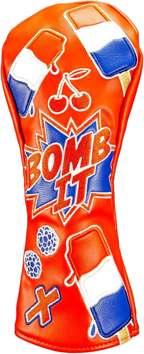 CMC Design Golf Club Head Cover - Bomb-it Golf Cover for Mallet, Driver ...