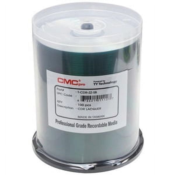 CMC Pro TCDR-ZZ-SB 700 MB CD-R Silver Recordable Disks, 100 Total Count ...