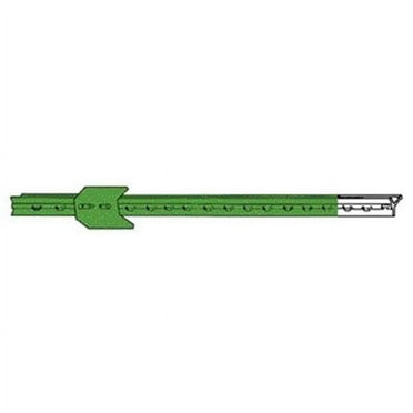 Mutual Industries Inc. 4' Green Steel T-Post (4 Units) - Walmart.com
