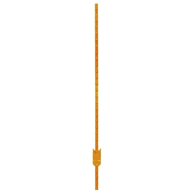 CMC Steel Orange T-Post 6.0 ft. Clips American - Walmart.com