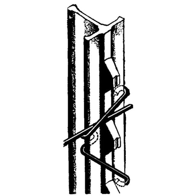 CMC Steel T-POSTS7.0FT Green T-Post 7.0 ft. with clips American ...