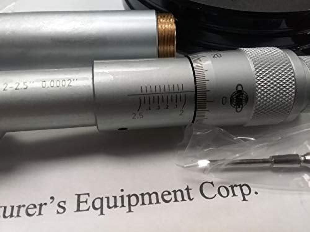 CME 3-Point Internal Micrometer with Extension Rod, 1"-1.2" Measurement ...