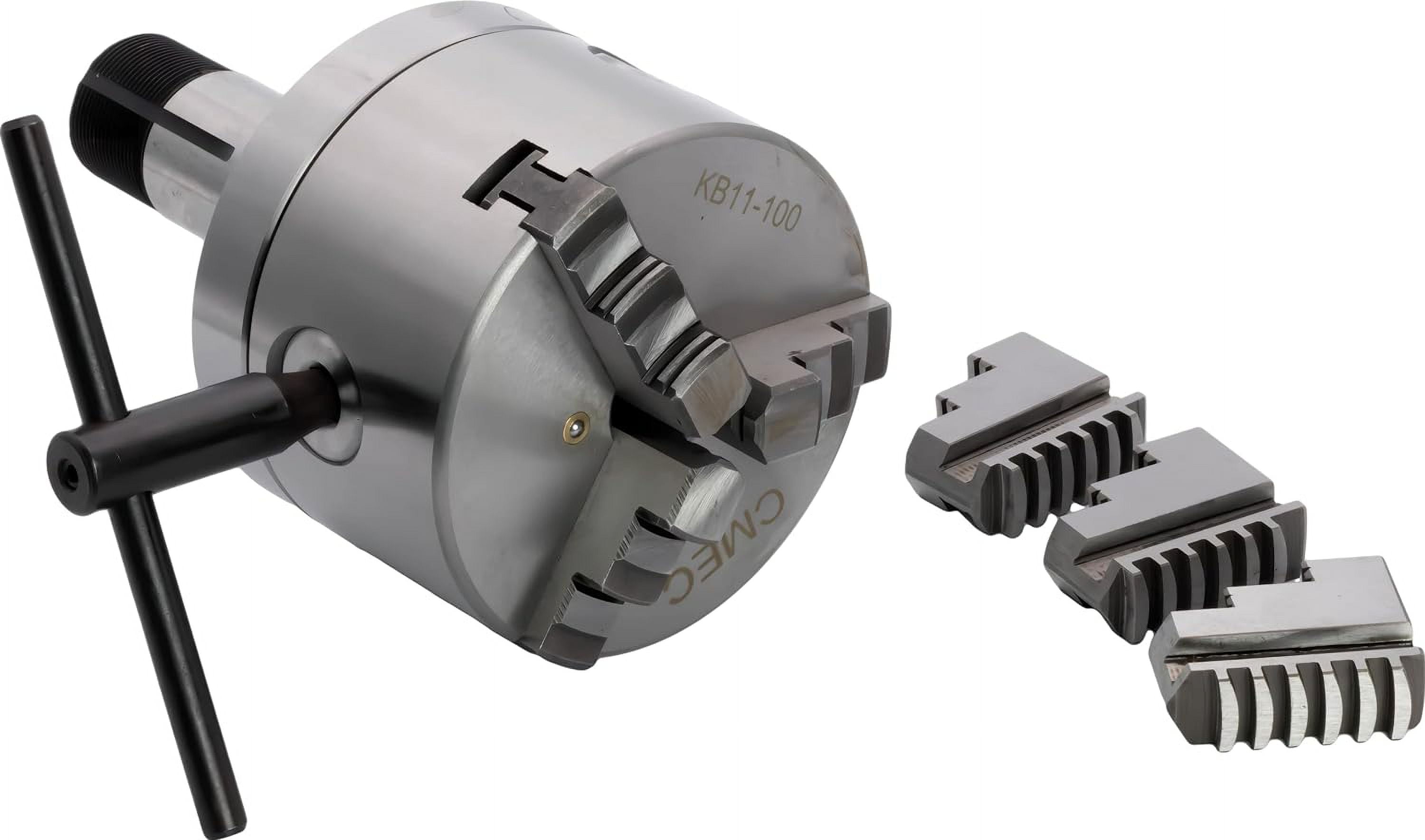 CME 4" Self-Centering (Scroll) 3-Jaw Lathe Chuck, 5C Mounting, Solid ...