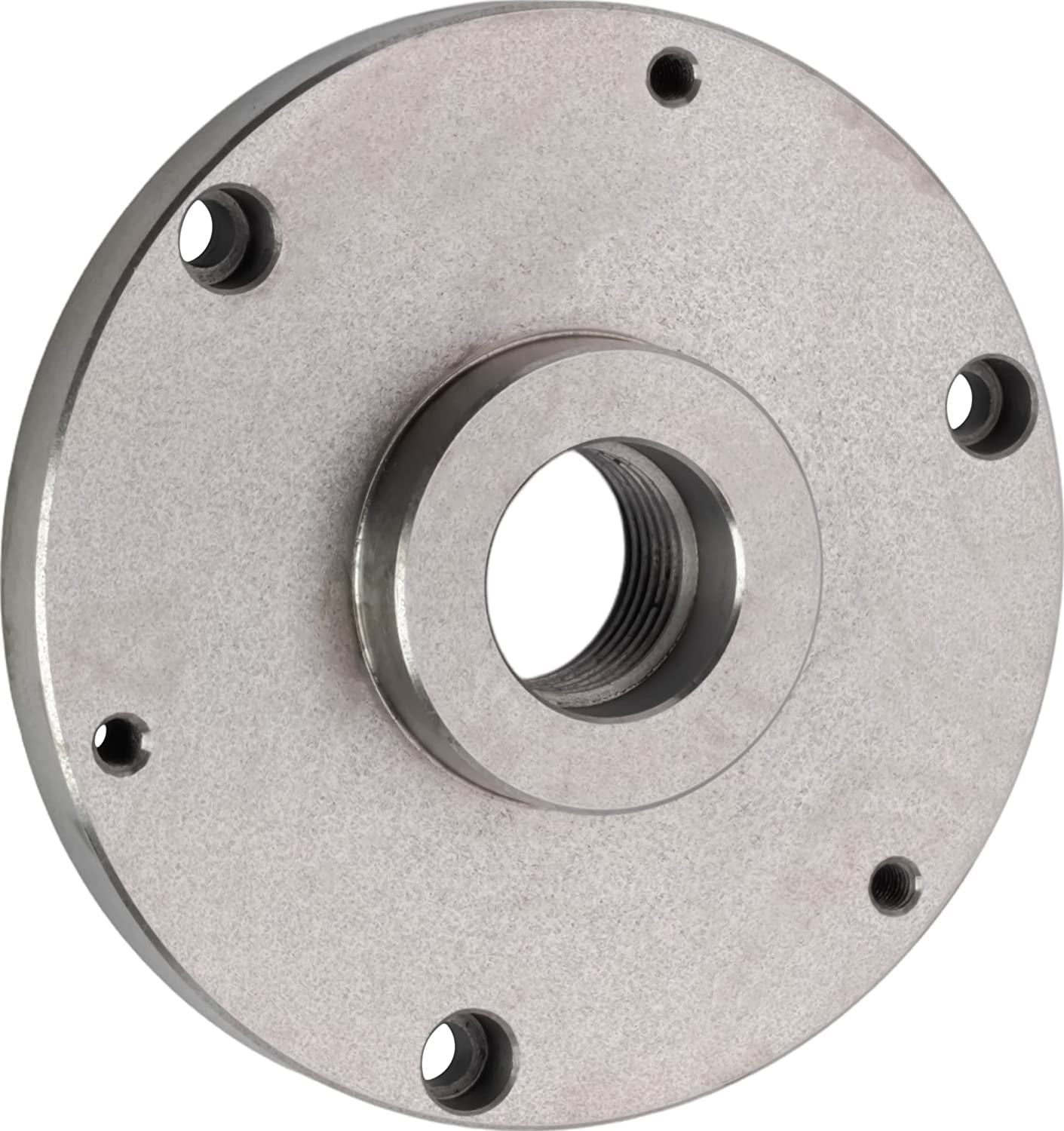 CME 6" 1 1/2"-8 Threaded Lathe Chuck Backing Plate, Fits Self-Centering ...